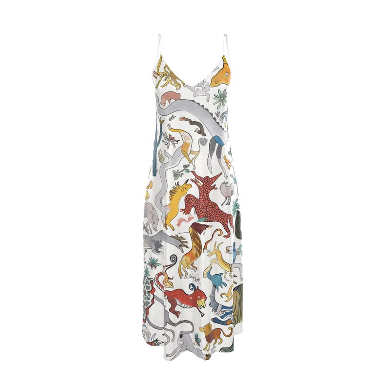 Silk Dress Cave Animals – marchi/marchi